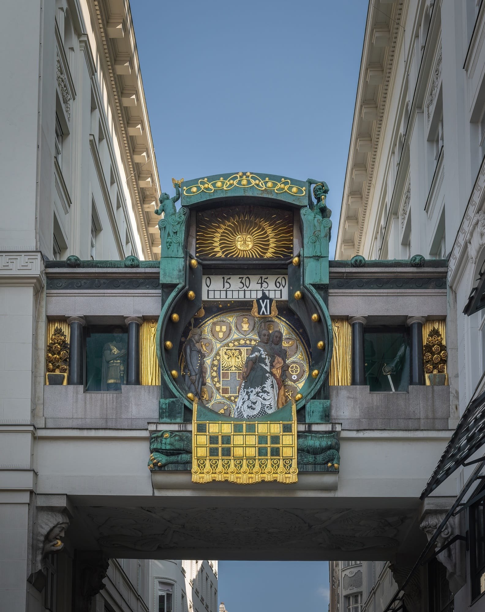 Die Ankeruhr in Wien: Wenn Geschichte im Takt der Zeit lebendig wird ...